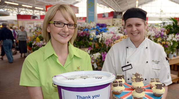 Charity workers take the cake. - Dorset View