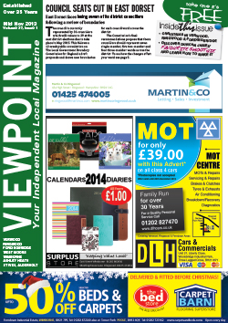 Viewpoint November 2013 - Dorset View