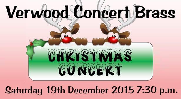 Verwood Concert Brass tune up for Christmas concert - Dorset View