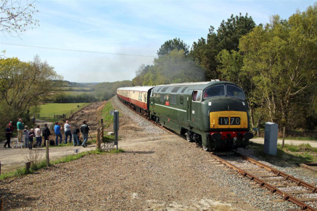 Swanage Railway Diesel Gala - Dorset View