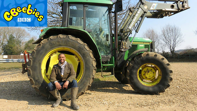 CBeebies film at Dorset Heavy Horse Farm Park