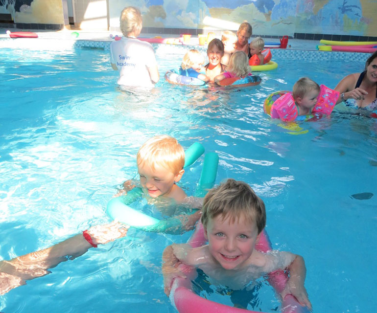 Special swimming sessions for twins at Two Riversmeet