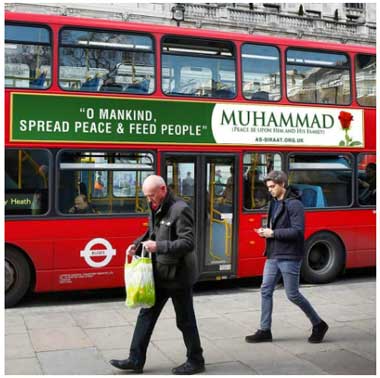 Peace bus campaign launched by UK Muslims