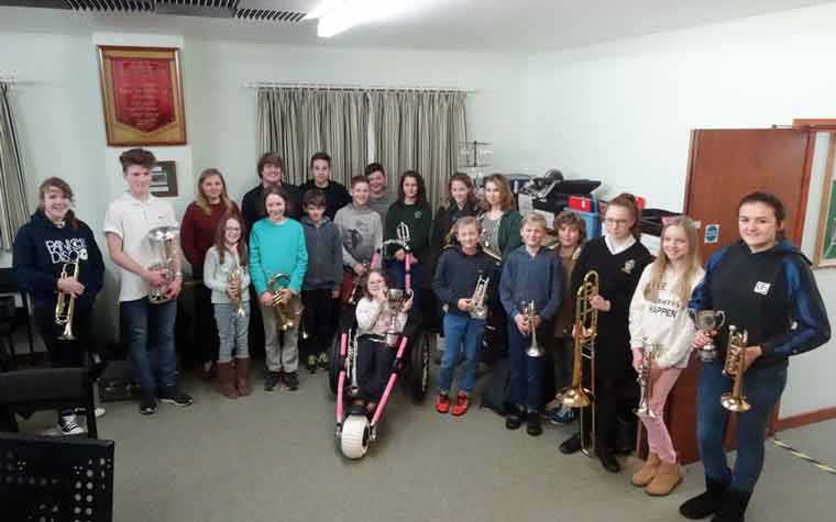 Double celebration as generosity of Verwood Concert Brass helps Katie ...