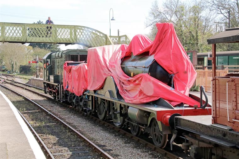 Unique Victorian steam locomotive arrives on Swanage Railway thanks to ...