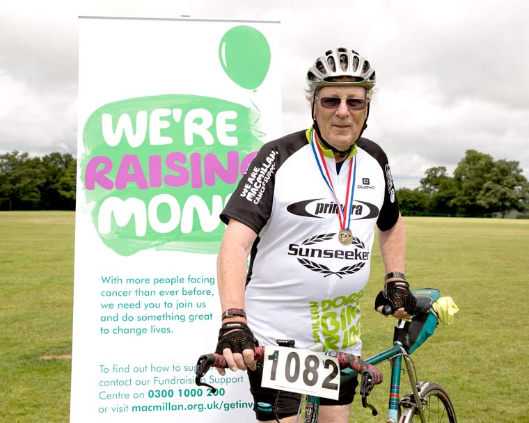 Gerry Robinson prepares for 20th Macmillan Dorset Bike Ride - Dorset View
