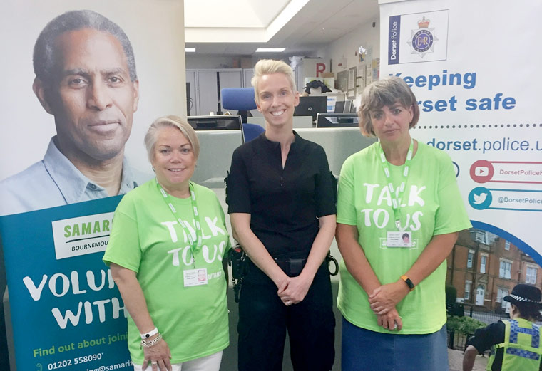 Samaritans provide emotional support to Dorset Police custody detainees ...