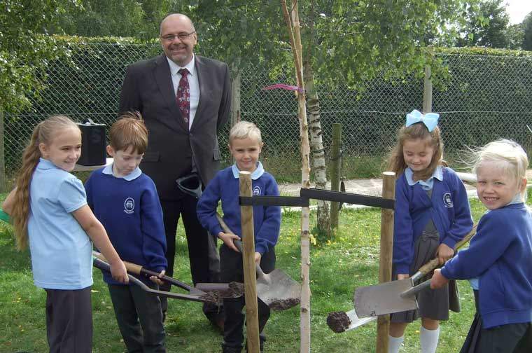 Five trees represent five decades of Hillside First in Verwood - Dorset ...