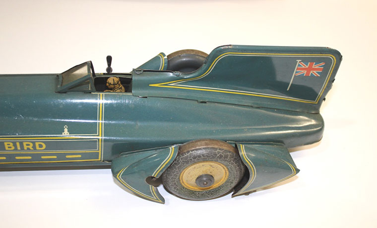 Clockwork model of ‘Blue Bird’ set to speed ahead at Crewkerne auction