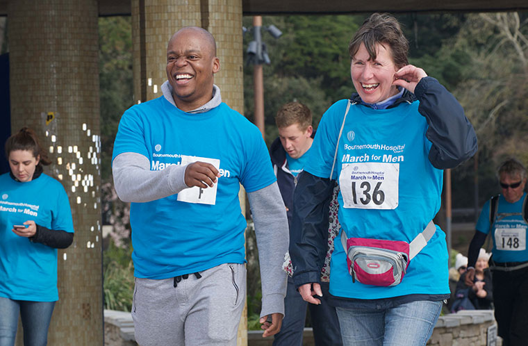 Register now for March for Men along Bournemouth seafront