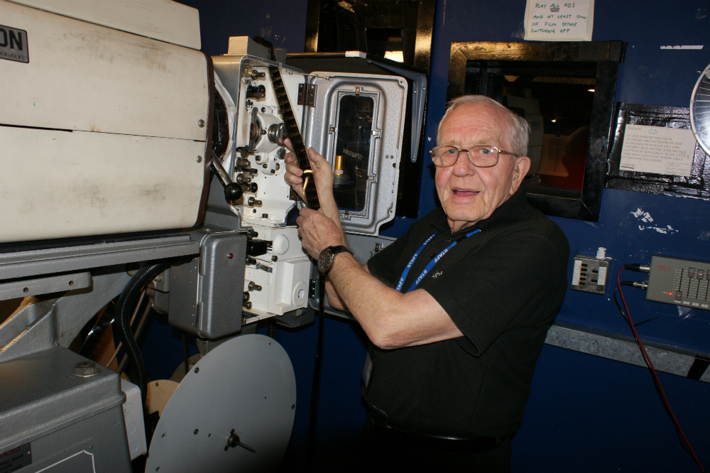At 82, could John be Britain’s oldest cinema projectionist?