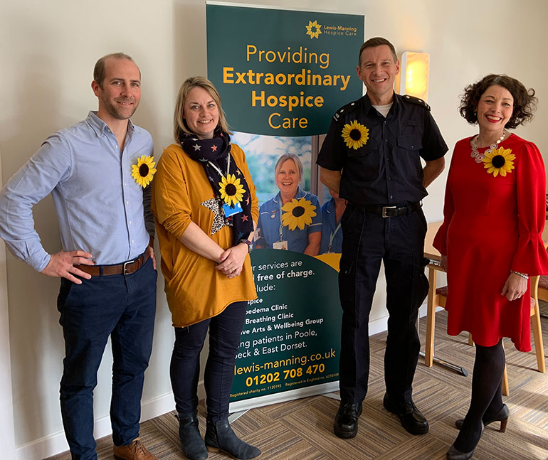 Dorset Border Force makes double donation to Lewis-Manning Hospice