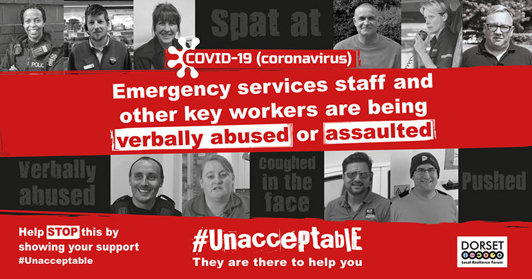Emergency services condemn #Unacceptable assaults