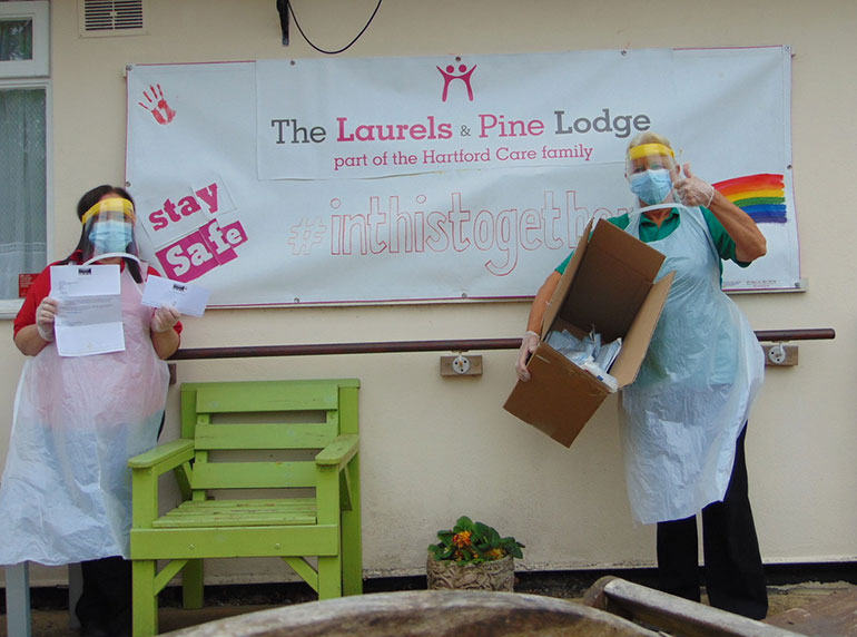 BOFA International donates face masks to care settings