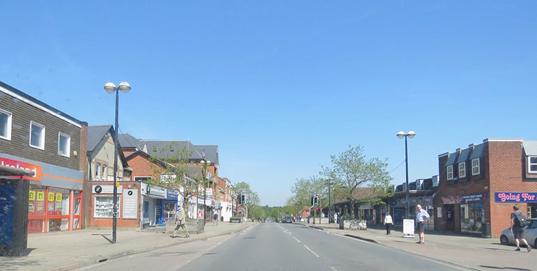 The high street opens today but people are asked to shop locally