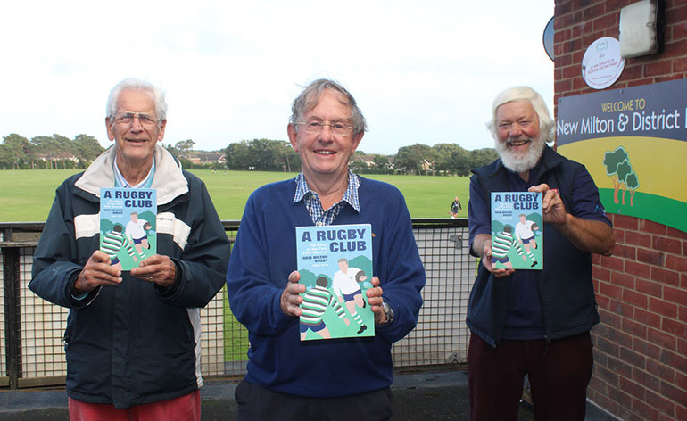 Book reveals top rugby players connection with New Milton & District RFC