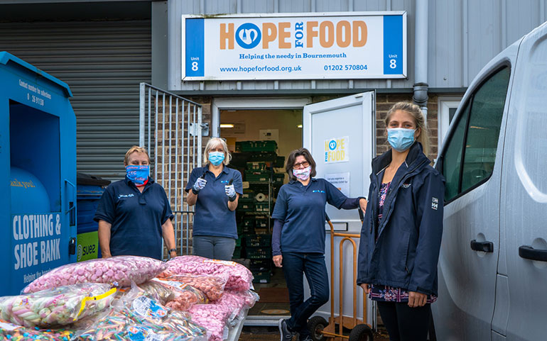 Hope for Food charity supported by Condor Ferries