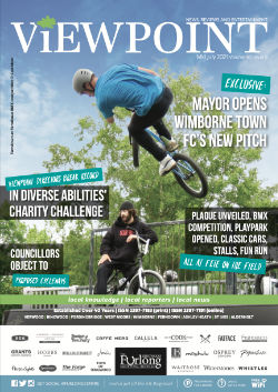Viewpoint magazine - community news magazine for Dorset & Hampshire