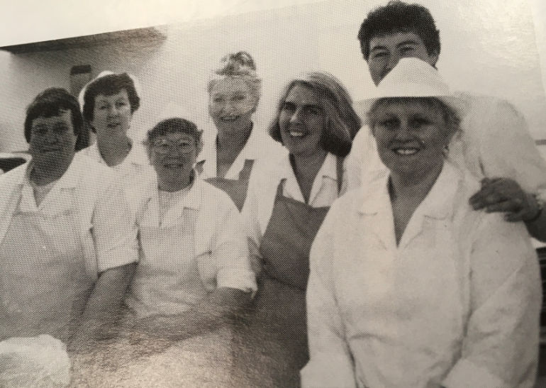 Dinner lady hangs up ladle and apron after serving millions of meals