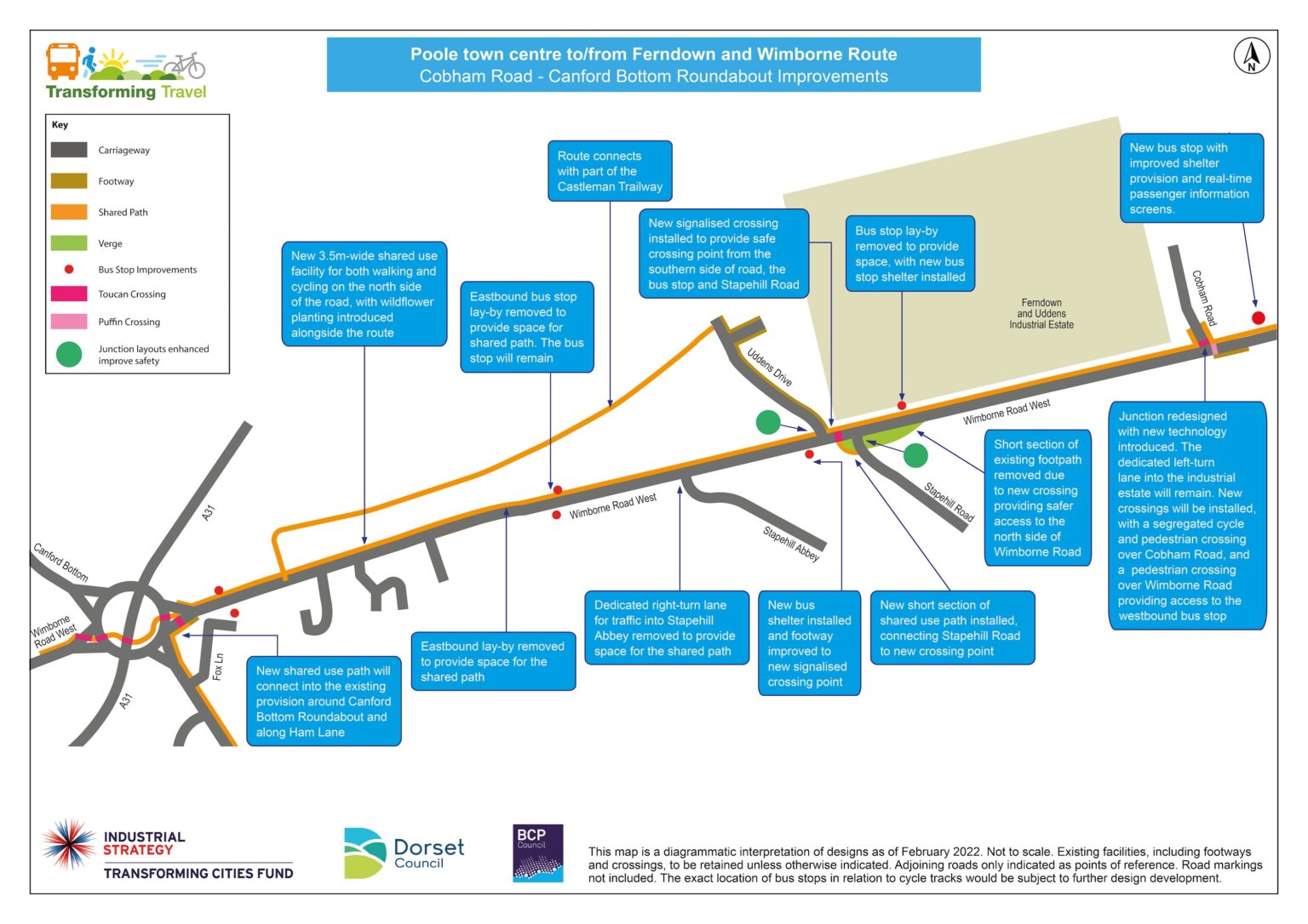 Cycle paths to be extended to Ferndown