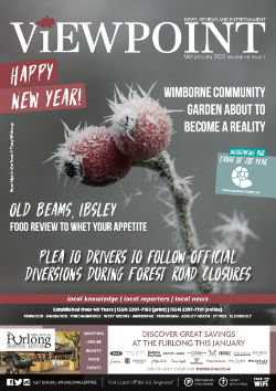 Viewpoint magazine - community news magazine for Dorset & Hampshire