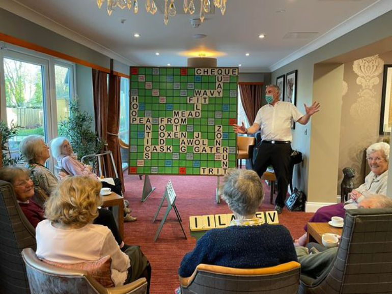 Scrabbling around in Ferndown gets serious with Steve