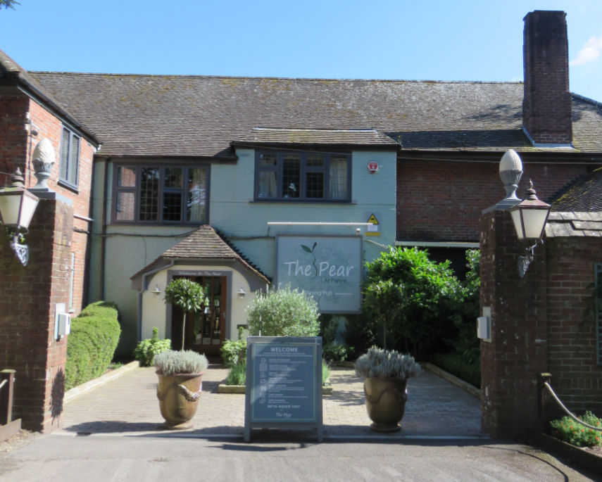 Hungry or thirsty? The Pear at Parley beckons