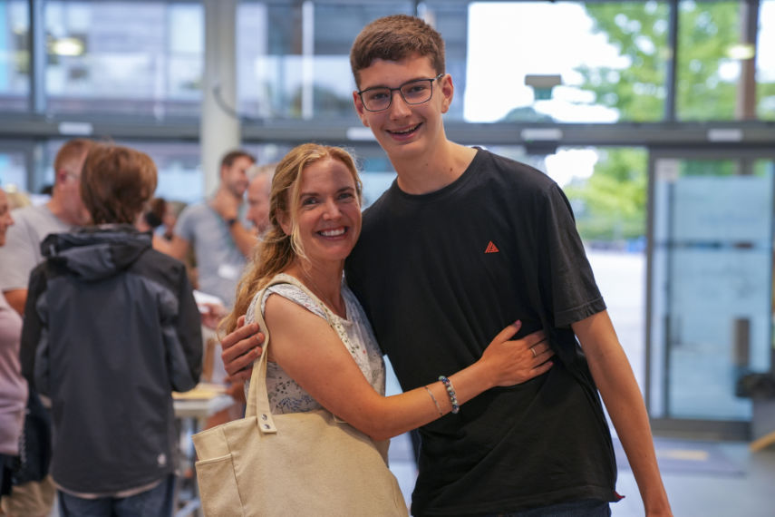 Students in Dorset celebrated their GCSE results today