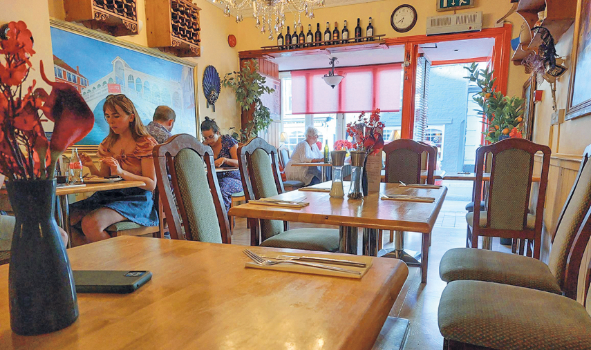 Traditional Italian cuisine at Amarone