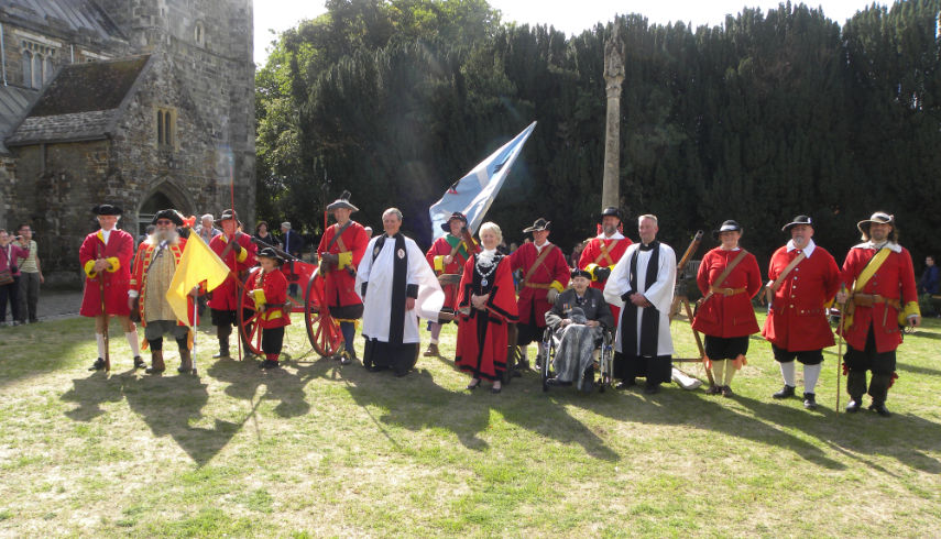 Proclamation to King Charles III made in Wimborne