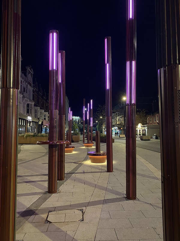 Fire Station Square opened in Holdenhurst Road