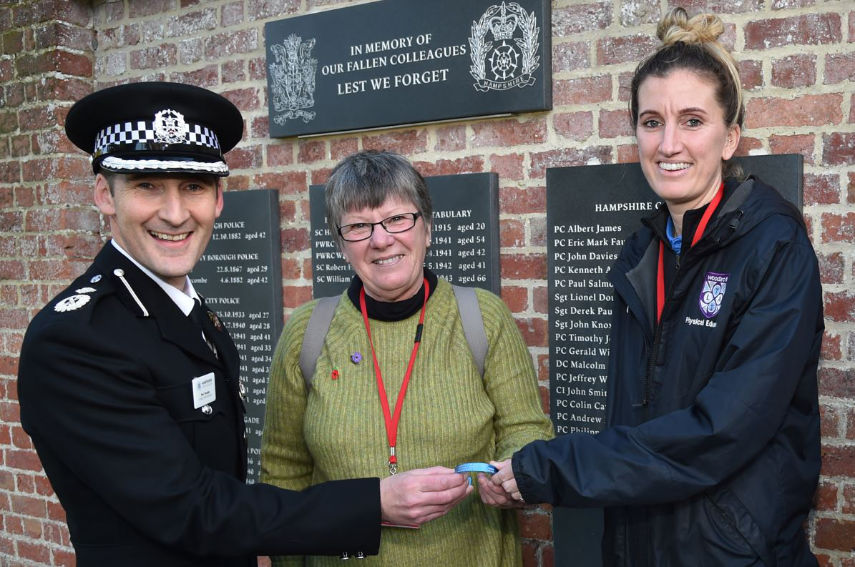 Family of fallen officer traced after memorial cycle challenge