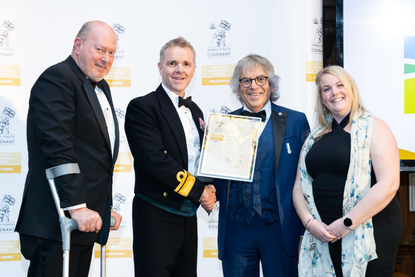 Dorset Council receives Armed Forces Gold Award