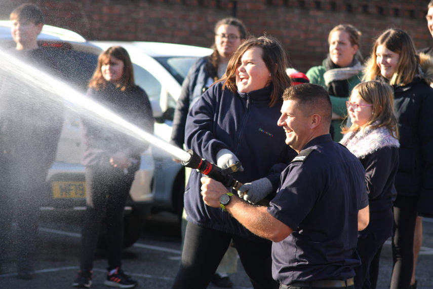 Fire station fun for Beaucroft School