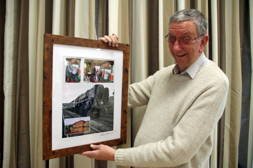 Swanage Railway volunteer retires after 31 years