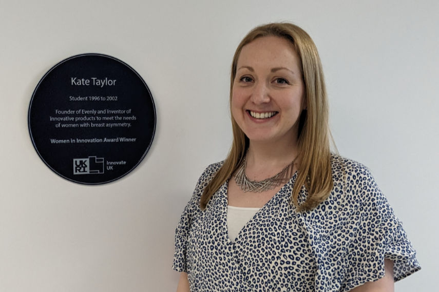 Plaque celebrating innovative Wimborne woman is put on display