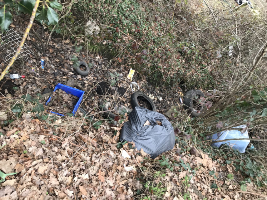 West Moors litter pick fills 26 bags of rubbish