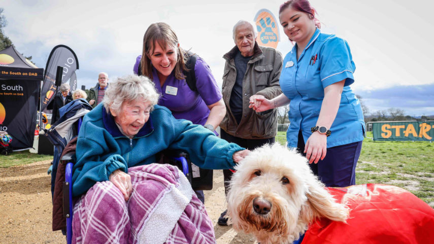 Paw-some muddy dog dash round Upton Country Park