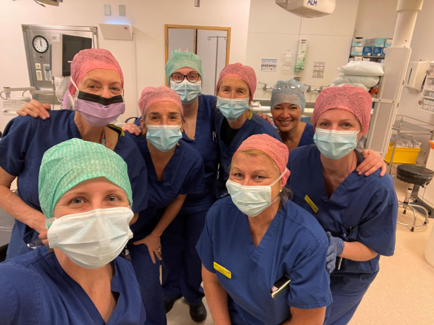National celebration for University Hospitals Dorset’s female surgical team