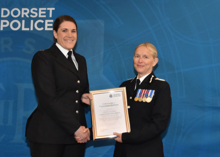 Dorset Police gives recognition for outstanding commitment and bravery