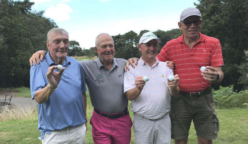 Golf club in Bournemouth celebrates four holes-in-one in one competition