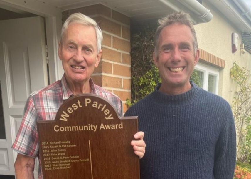 West Parley volunteers recognised