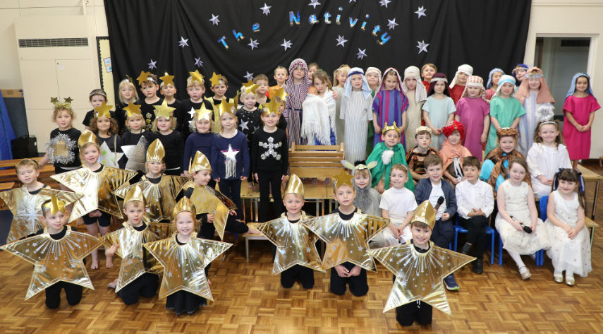 Traditional nativity for Hayeswood First School
