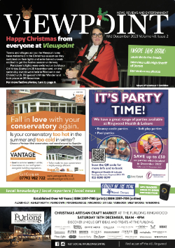 Viewpoint magazine: community news for Dorset & Hampshire
