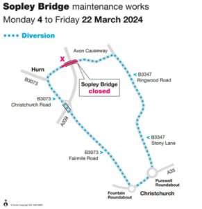 Maintenance work scheduled for Sopley Bridge