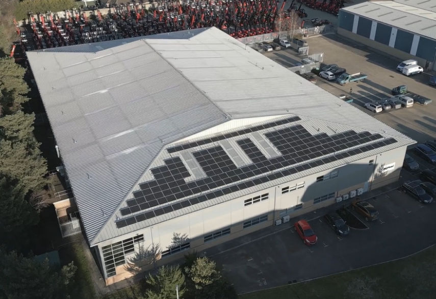 Sunshine lights up Verwood factory’s power source