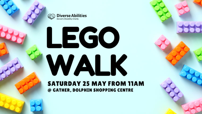 Could you walk on LEGO for charity? If so head down to Poole