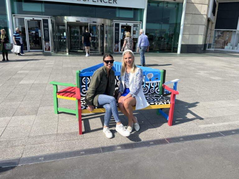 ‘Chatty Benches’ installed at Bournemouth shopping centre