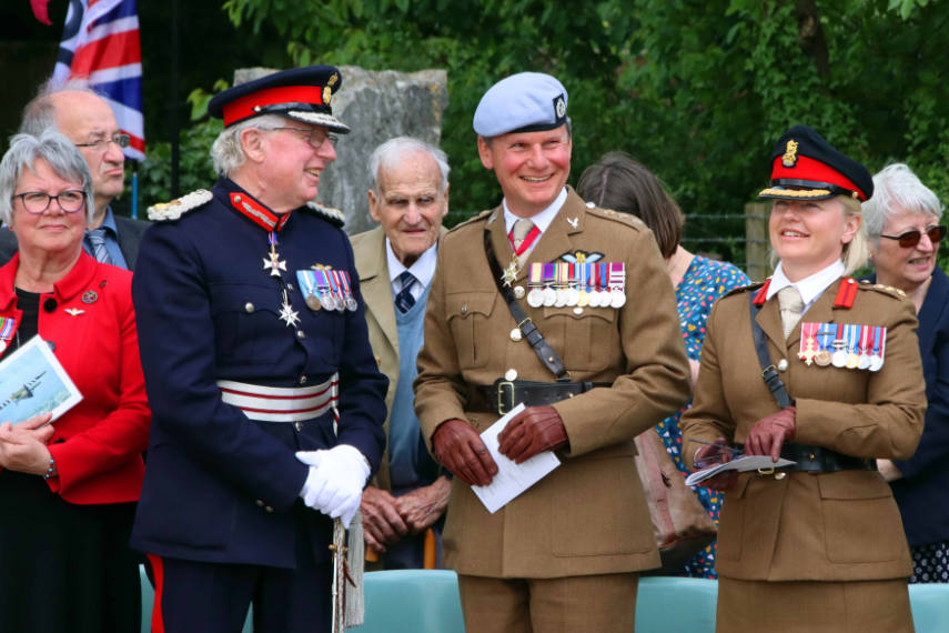 Hundreds gather to commemorate Dorset airfield’s role in D-Day