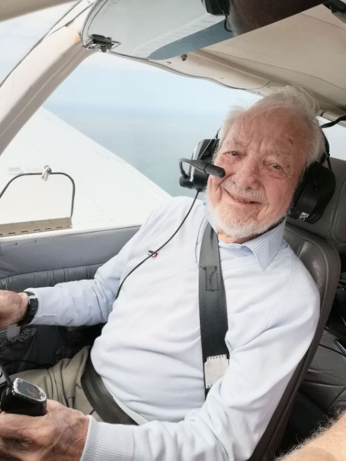 Ex-RAF serviceman takes to the skies